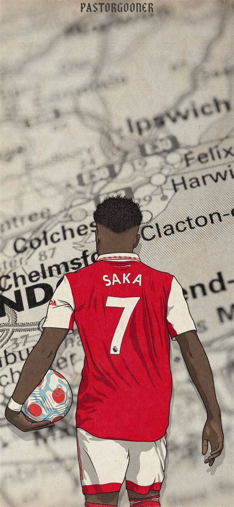 Saka Arsenal 2023 Wallpapers Wallpaper Cave