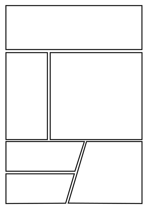 Comic Strip Template Comic Strips Comic Book Layout Comic Books