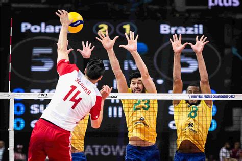 Números de Brasil 2 x 3 Polônia Web Vôlei