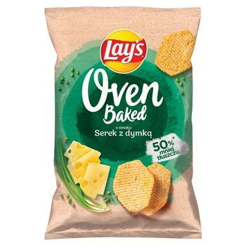 Lay S Oven Baked Pieczone Formowane Chipsy Ziemniaczane O Smaku Serka Z