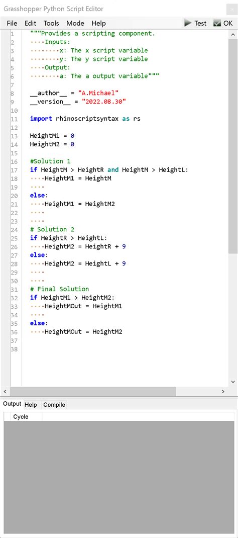 python conditional statement scripting mcneel forum