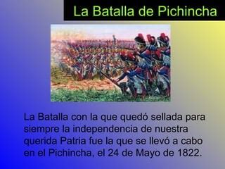 La Batalla De Pichincha PPT
