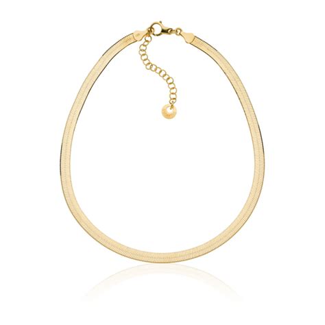 Collana Catena Donna In Argento Dorato Unoaerre Gioielli