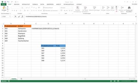 Microsoft Excel Der Sverweis Einfach Erkl Rt