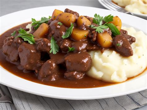 Hovězí po Burgundsku s Bramborovou Kaší Recepty zdarma