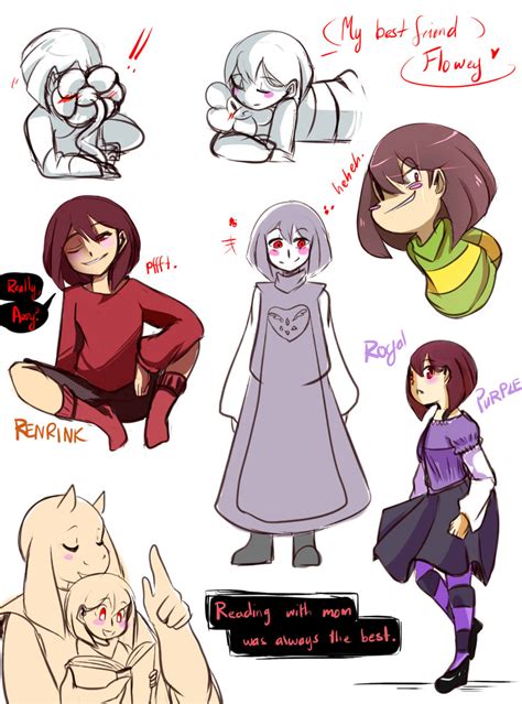 Toriel Flowey Flowey the flower Chara Undertale персонажи