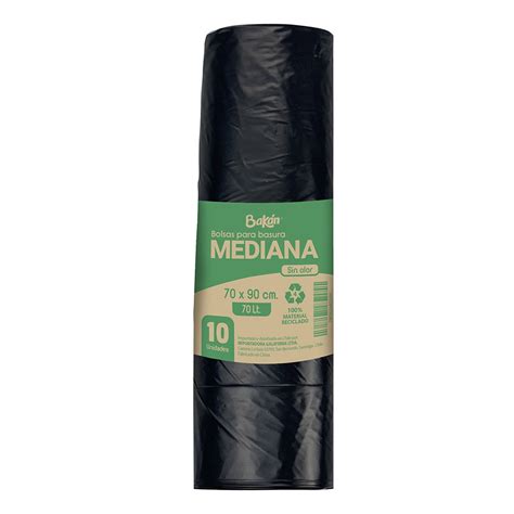 BAKAN BOLSAS DE BASURA 70 X 90 CM 10 UN Lagos Distribuidores