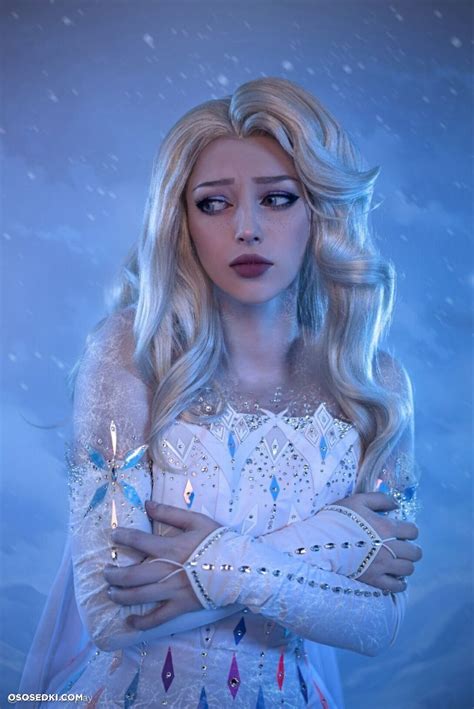 Lady Melamori Princess Elsa Frozen Naked Cosplay Asian 13 Photos