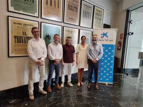 El Teatre Principal y Fundació la Caixa firman un acuerdo para hacer