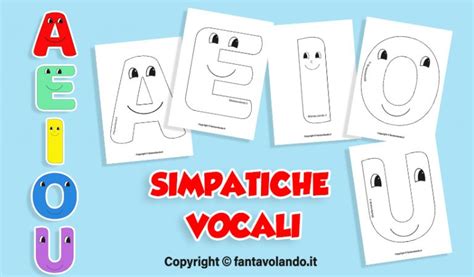 Le attività di Fantavolando per imparare le vocali Fantavolando