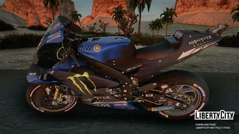 Скачать Yamaha YZR M1 Monster Energy для GTA San Andreas
