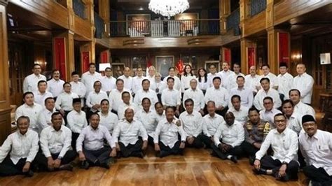 Inilah Daftar Lengkap Calon Menteri Wakil Dan Kepala Lembaga Kabinet