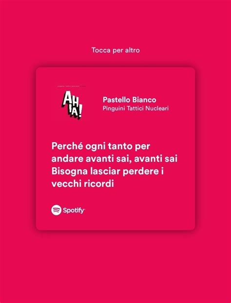 Pastello Bianco Pinguini Tattici Nucleari Testi Delle Canzoni