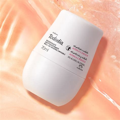 Desodorante Antitranspirante Roll On Tododia Acerola E Hibisco 70 Ml
