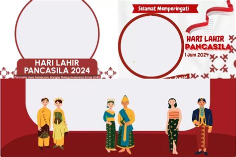 14 Link Twibbon Hari Lahir Pancasila 2024 Dengan Pilihan Desain Paling