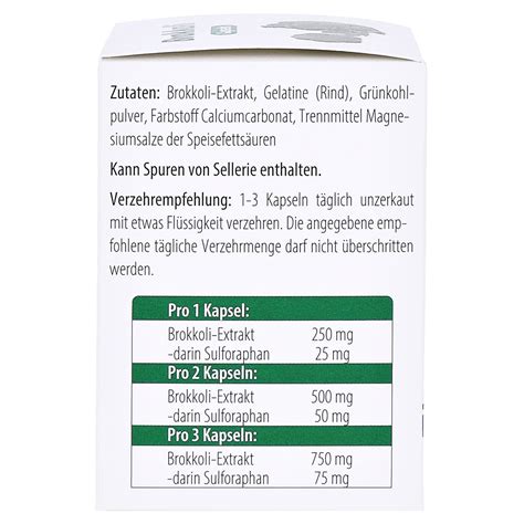 Brokkoli Kapseln St Ck Online Kaufen Medpex