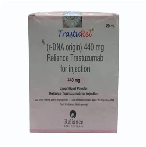 Trastuzumab Trasturel 440 Mg Injection Reliance Vial At Rs 9000 Piece