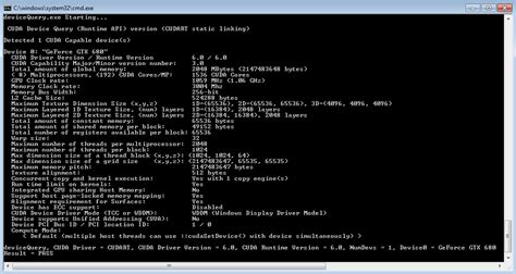 CUDA Installation Guide For Microsoft Windows