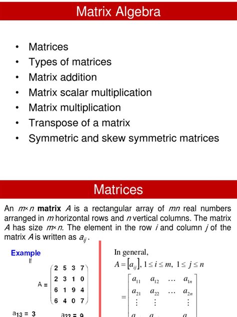 matrix algebra matrix mathematics theoretical physics