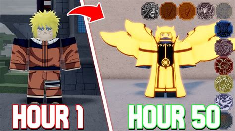 Spending 50 Hours Obtaining EVERY GEN 1 Tailed Beast In Shindo Life