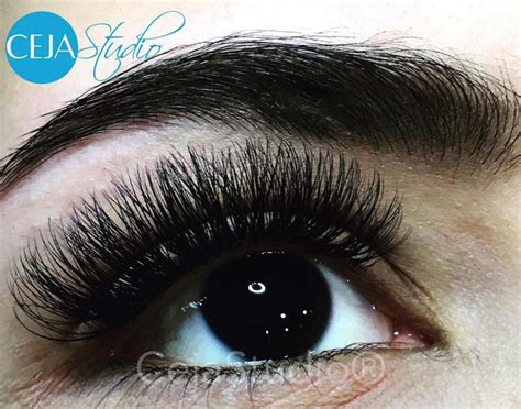 Extensiones De Pesta As Volumen Ruso Cejastudio Estilo