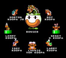 History Of The Koopalings Super Mario Wiki The Mario Encyclopedia