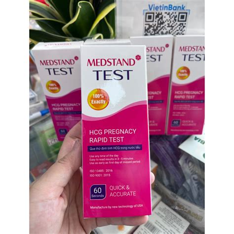 Que Thử Thai Medstand Test Chính Xác Tuyệt Đối Shopee Việt Nam