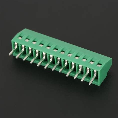 Connecteur de bornier à vis PCB 10 pièces ensemble 12 broches 2 54mm