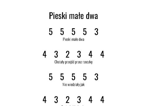 Pieski małe dwa jak zagrać na kalimbie Proste nuty Zacznij grać na