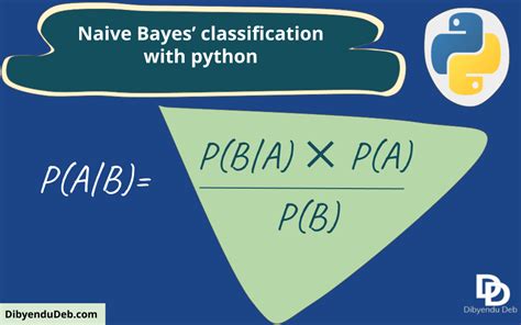 naive bayes classifier application using python dibyendu deb