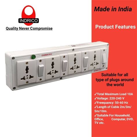 Indrico E Book Power Strip Extension Boards With Individual