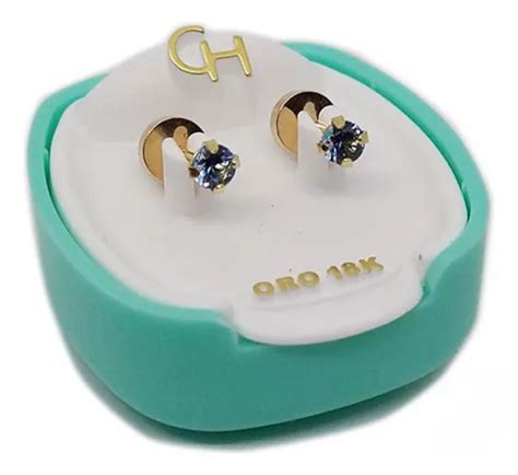 Aritos Abridores Cubic Con Grifa C Sello Oro K Y Garant A Env O Gratis
