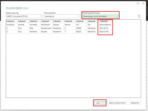 CSV Datei Richtig In Excel Importieren