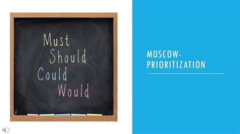 MOSCOW Prioritization YouTube