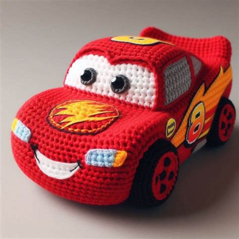 Crochet Lightning McQueen Amigurumi Pattern In 2024 Disney Crochet