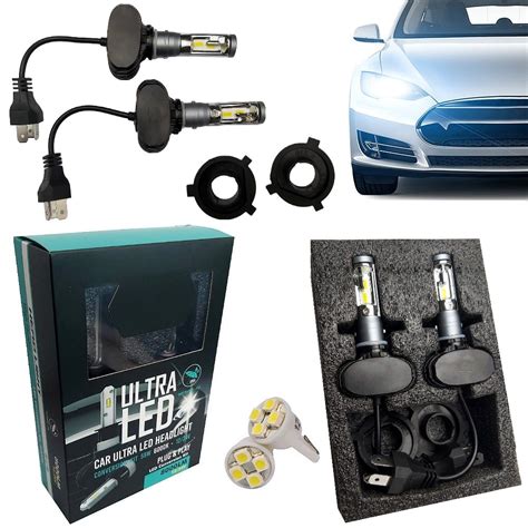 Kit Lampada Super Led R8 6500k Led 30000 Lúmens 12v 42w Farol Alto