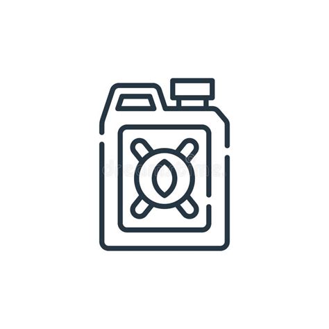 Oil Barrel Icon Vector From Sustainable Energy Concept Thin Line