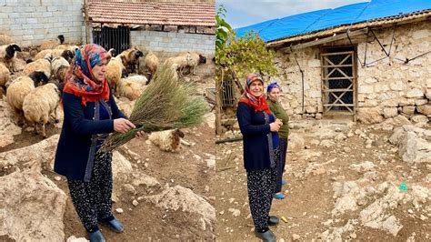 100 Yıllık Taş Köy Evi Yapmak Nenemin Sıcak Sobalı Eski Köy Evi Vlog