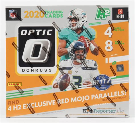 2020 Panini Donruss Optic Football Hobby Hybrid Box With 8 Packs