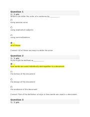 Module 3 Mastery Exercise Com300 Docx Question 1 1 1 Pts Writers