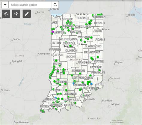 National Parks In Indiana Map Dorisa Josephina