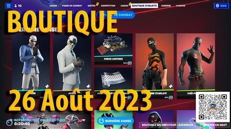 Boutique FORTNITE du 05 Août 2023 Item Shop August 5 2023