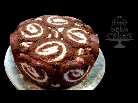 Swiss Roll Ice Cream Cake TUTORIAL YouTube