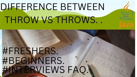 what is difference between throw vs throws in java exception handling freshers interview