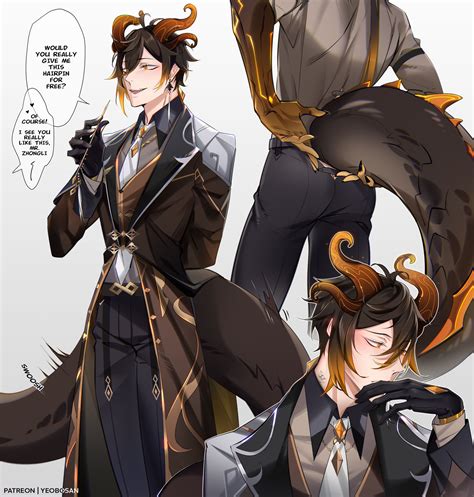 Genshin Impact x Reader Nửa rồng Zhongli R18 Wattpad
