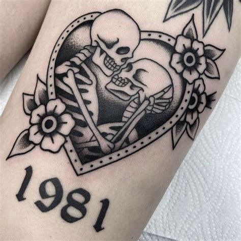 Traditional Tattoo Skull Traditional Heart Tattoos American