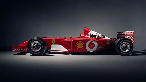 Michael Schumachers Australian Grand Prix Winning Ferrari F1 Car Heads