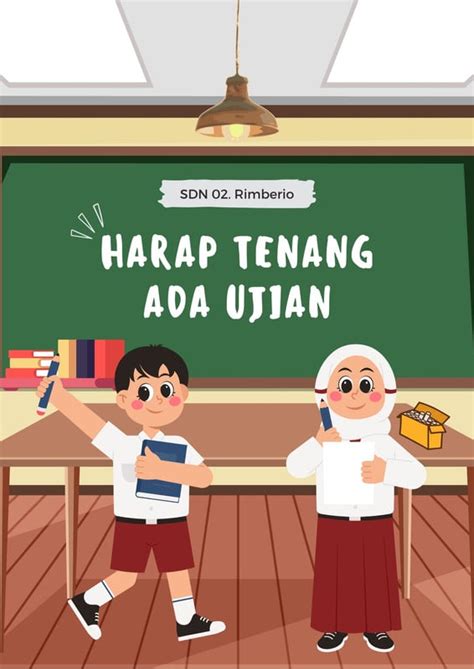 Halaman Gratis Contoh Poster Ruang Kelas Keren Canva
