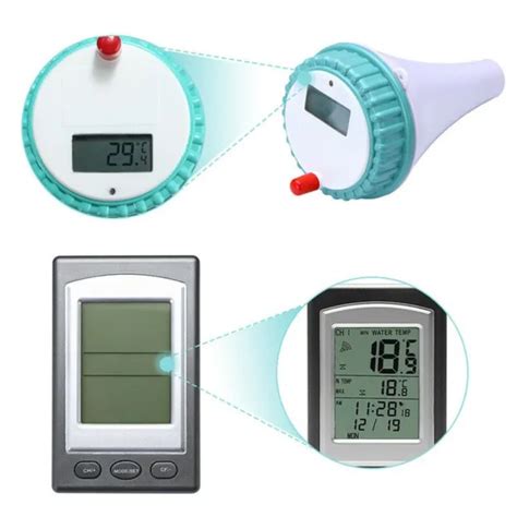 THERMOMÈTRE FLOTTANT SANS fil piscine et spa mesure précise de la