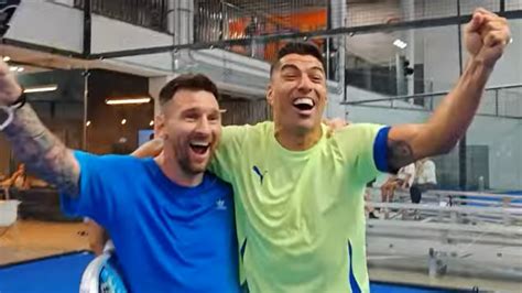 El video viral que muestra a Luis Suárez y a Lionel Messi ganando un